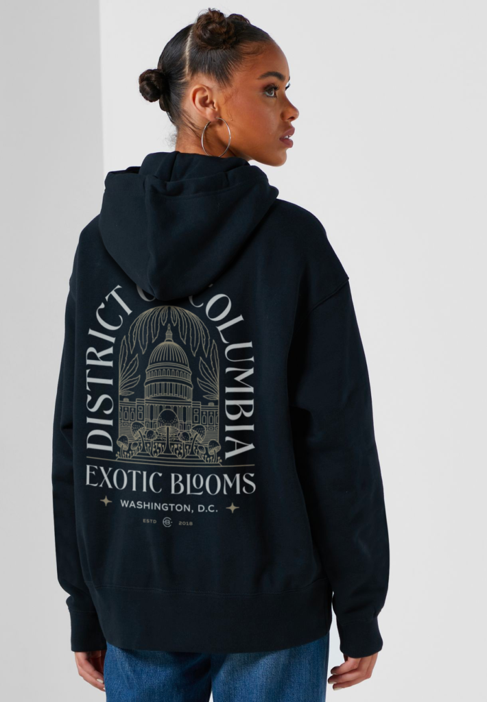 Exotic Blooms Hoodie - Exotic Blooms Delivery - DC Weed Delivery & VA ...