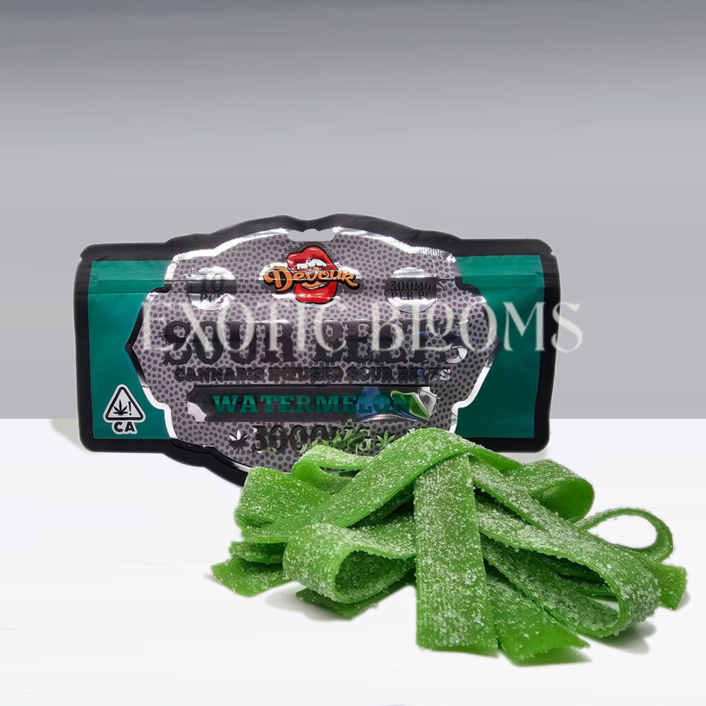 Devour Sour Belts 3000mg - Exotic Blooms Delivery - DC Weed Delivery ...