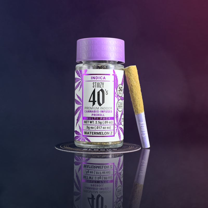 STIIIZY 40'S Infused Pre-Rolls - Exotic Blooms Delivery - DC Weed ...