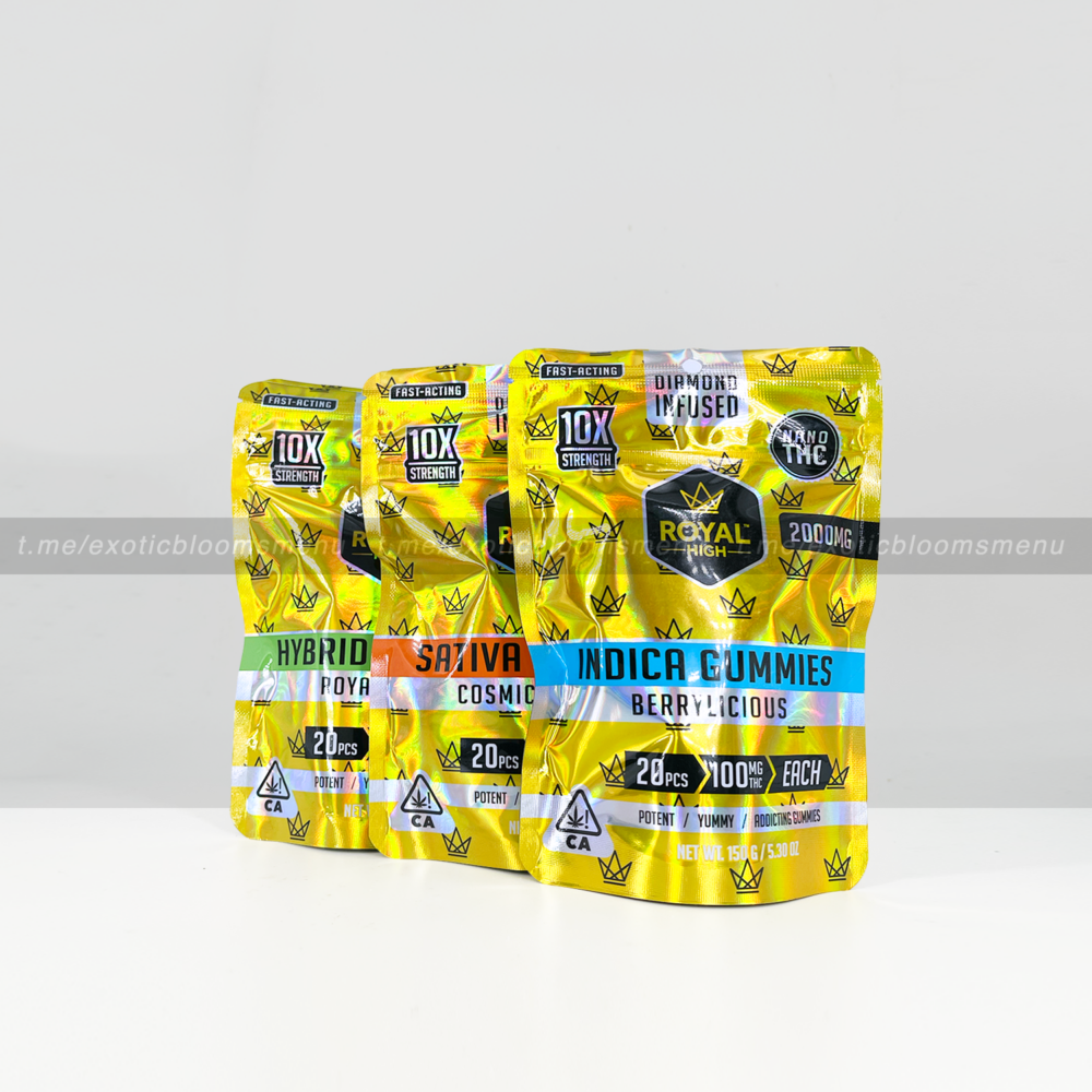 Royal Highness Gummies 2000mg - Exotic Blooms Delivery - DC Weed ...